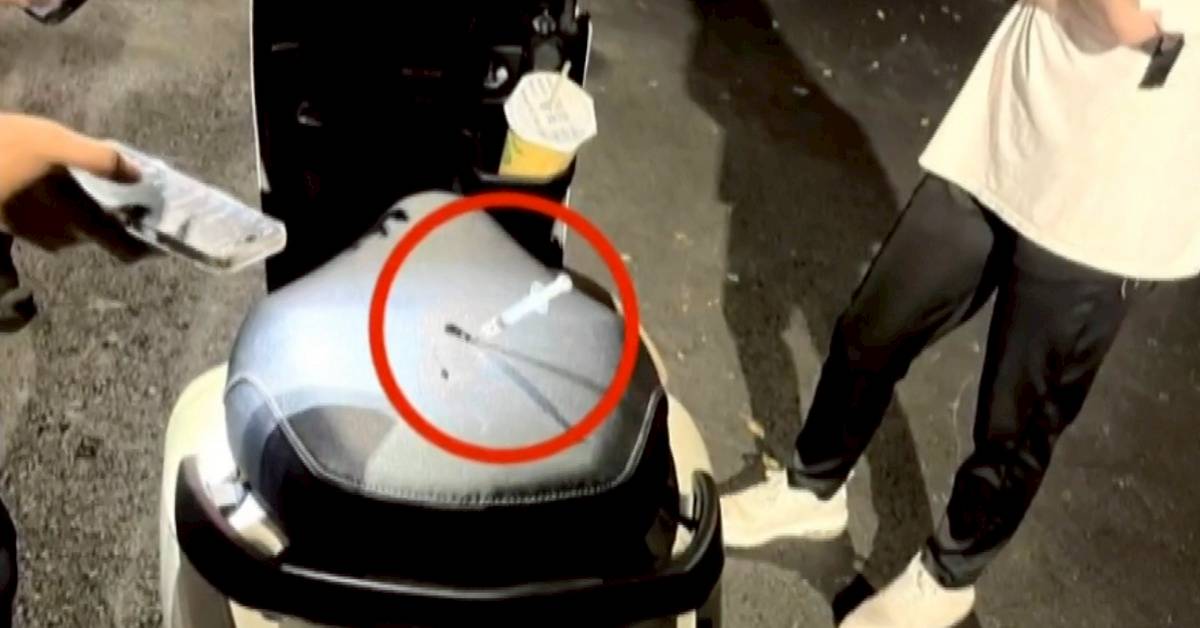 嚇壞！女大生驚見機車坐墊被插「流血針筒」急報警 | EBC 東森新聞 | LINE TODAY