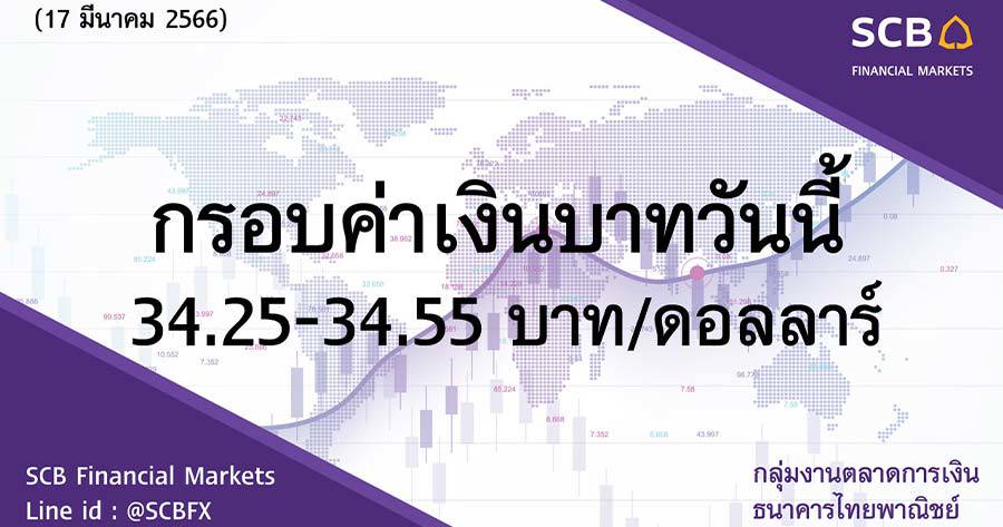 SCB Financial Markets คาดกรอบเงินบาทวันนี้ 34.25-34.55 บ./ดอลลาร์ | ข่าวหุ้นธุรกิจ | LINE TODAY