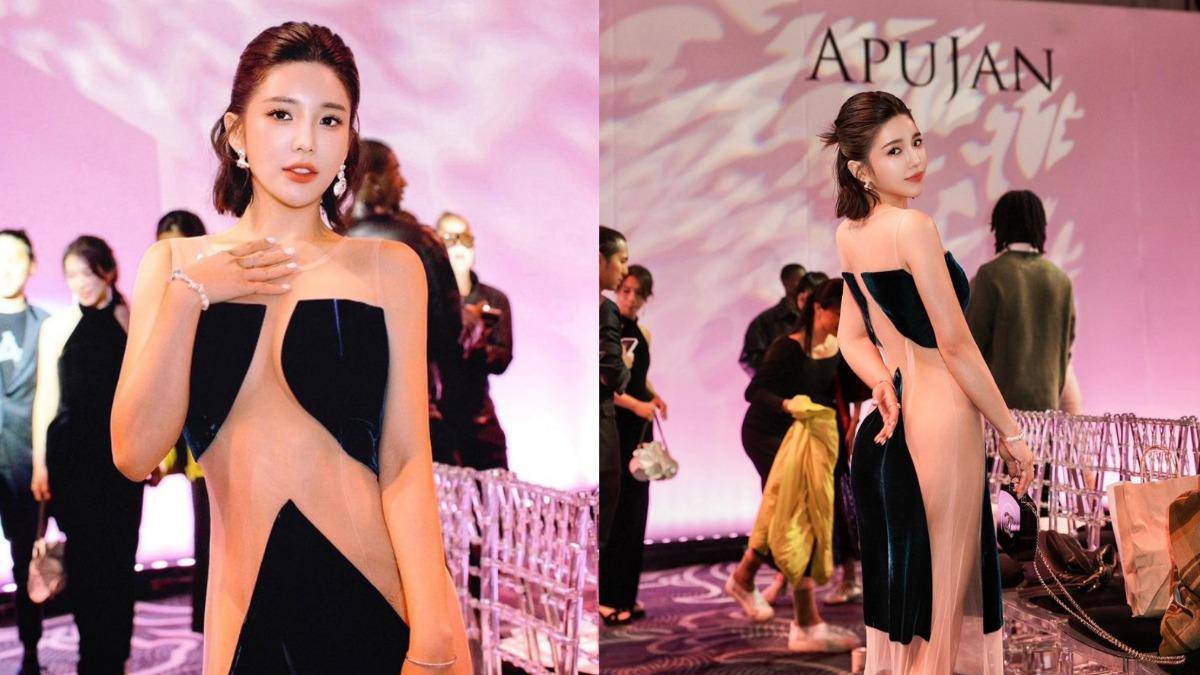 壯壯透視禮服「3片布遮點」！兇猛登倫敦時裝週 台灣啦啦女神第一人 | TVBS | LINE TODAY