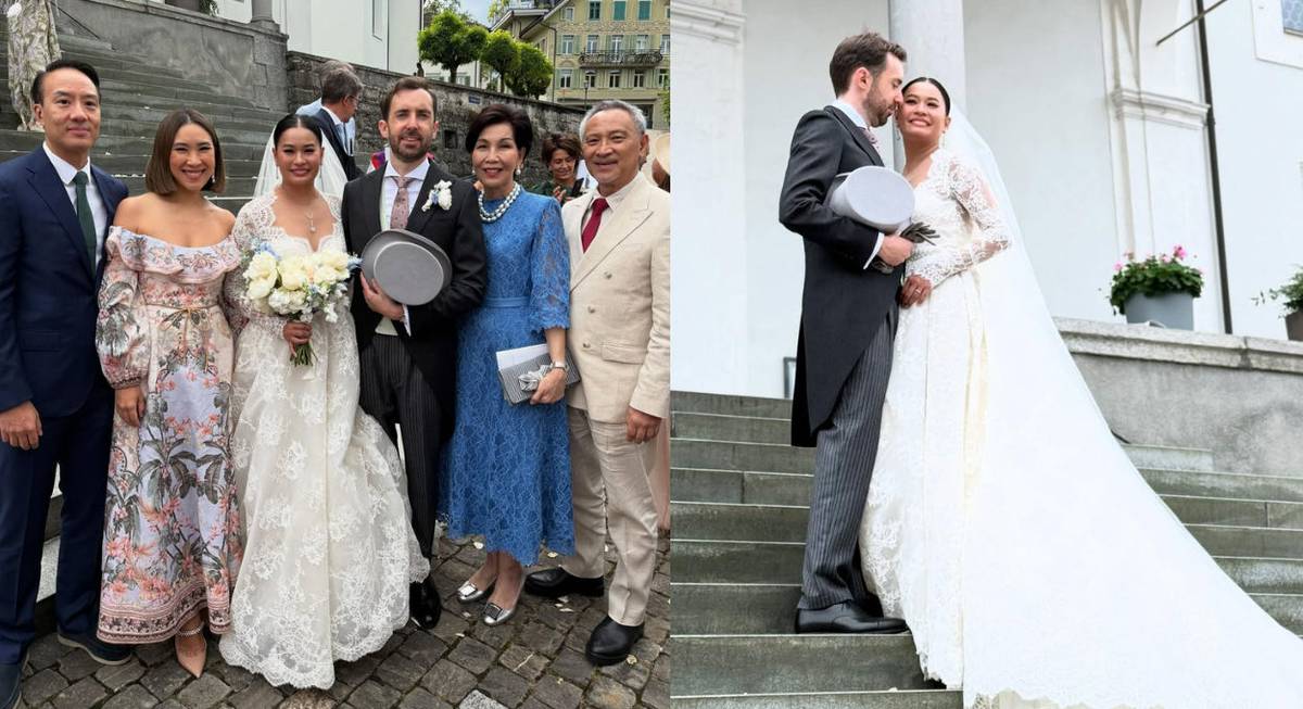 งานแต่งสุดโรแมนติก ‘คุณอ๋อม-ปณยา’ และ ‘Cédric Lindenmann’ เหล่าเซเลบริ ...