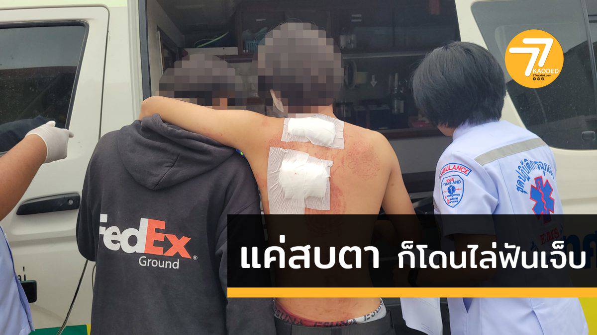 แค่สบตา ก็โดนไล่ฟันเจ็บ | 77kaoded | LINE TODAY