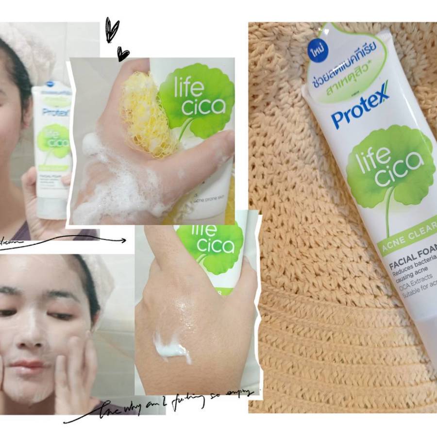 Protex Life Cica Acne Clear Facial Foam : ผิวใส ไกลสิว | SistaCafe ...