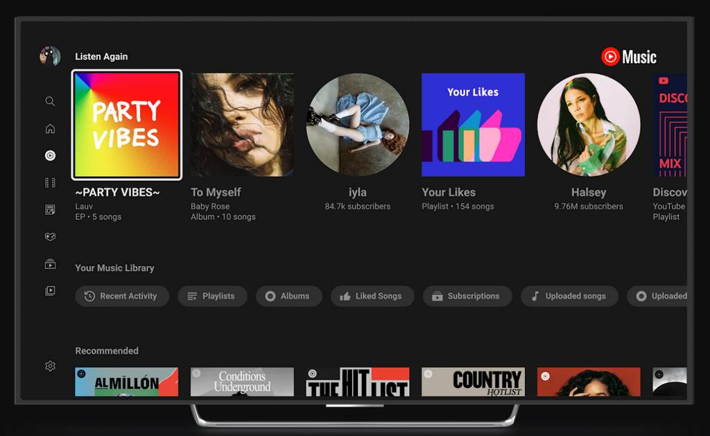 為取代 Google Play Music 預作準備，YouTube Music Android TV 版更新介面與功能 | 科技新報 ...