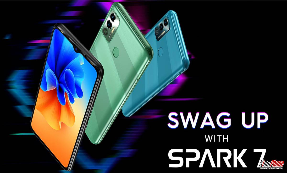 Tecno Spark 7 รันบน Android 11 ไฮไลท์เด่นแบตเตอรี่ 6,000mAh | Siamphone | LINE TODAY