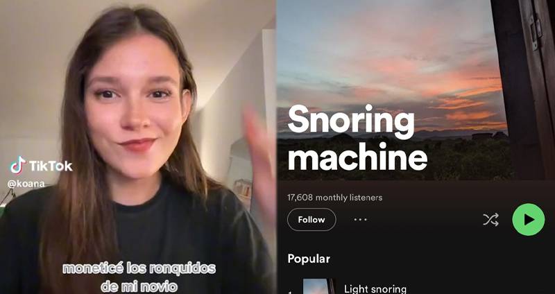 สาวนอนไม่หลับเพราะแฟนกรน อัดเสียงลง Spotify ให้โลกรู้ มีคนฟังนับหมื่น แถมทำเงินได้เป็นพัน ...