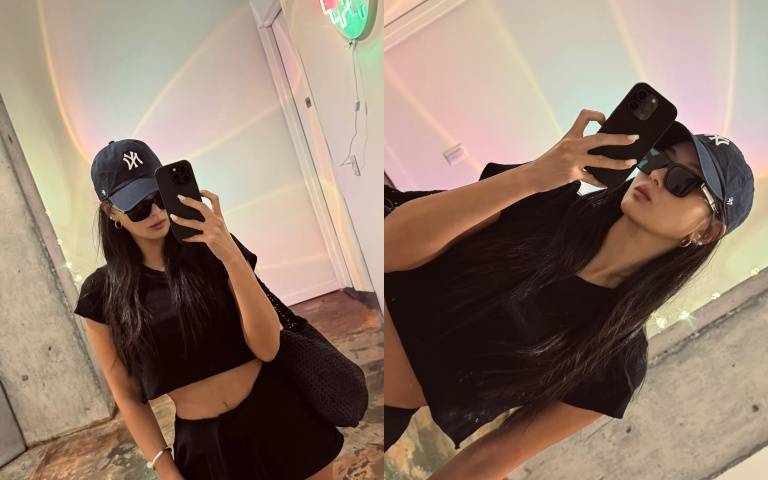 孫芸芸47歲露出「天鵝腰」！黑T辣秀超短熱褲 再曝金句展現女神智慧 | Styletc | LINE TODAY