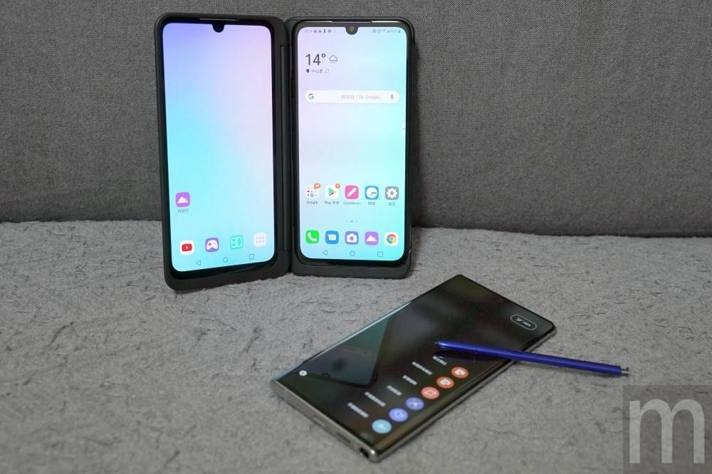 比一比／具獨立雙螢幕的LG G8X ThinQ、對比帶筆的Galaxy Note 10，誰是多工之王？ | MashDigi | LINE TODAY