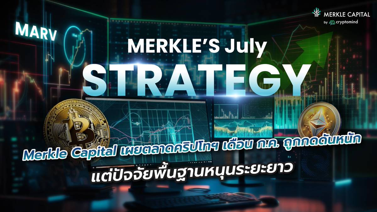 Merkle Capital เผยตลาดคริปโทฯ เดือน ก.ค. ถูกกดดันหนัก แต่ปัจจัยพื้นฐานหนุนระยะยาว | Share2Trade ...