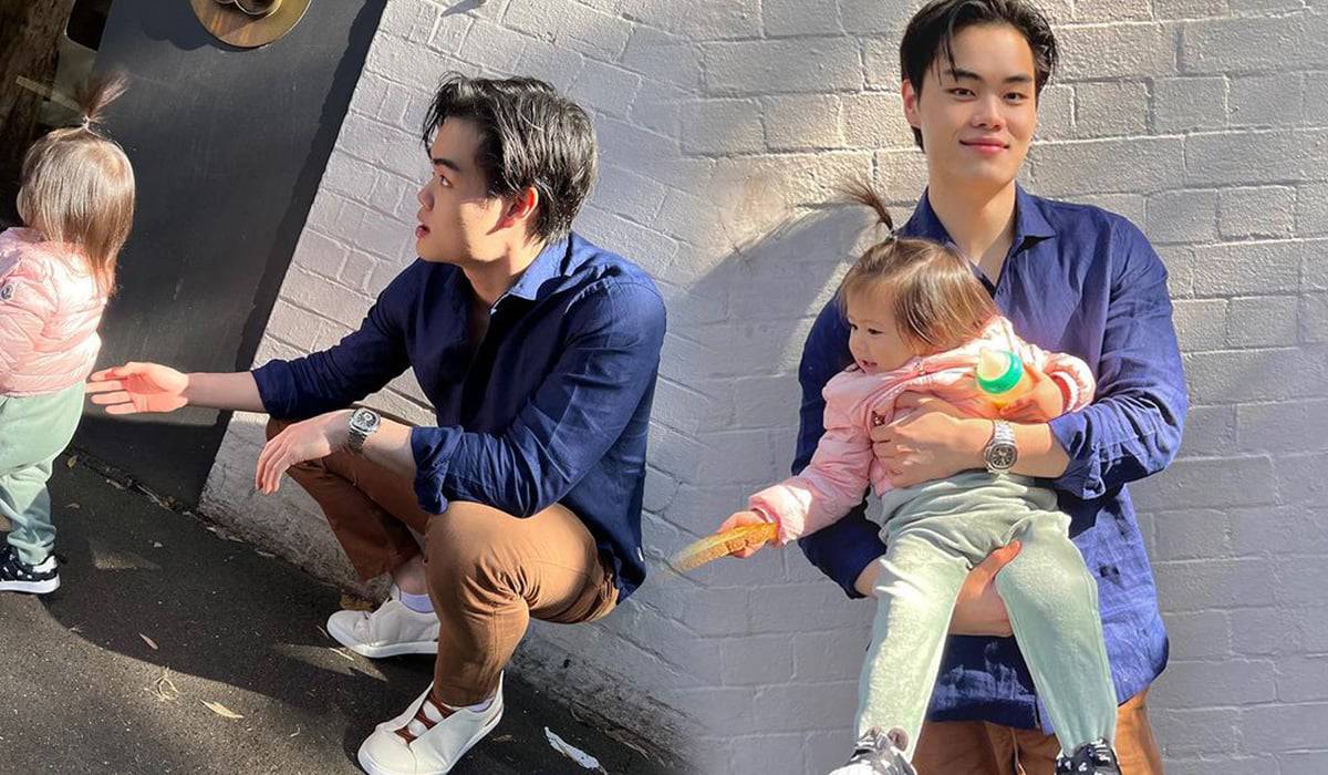 น่ารักจัง ‘โอ๊ต ธนภูมิ’ หลานชาย ‘น็อต วิศรุต’ รับบทพี่เลี้ยงจำเป็น คอย ...