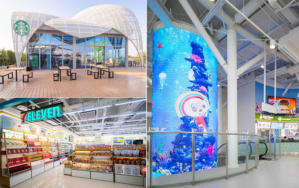 統一超商進駐「清水服務區」改裝導入50個專櫃！「招潮蟹意象」星巴克、OPEN!3D影像牆成打卡亮點 | Zeek玩家誌 | LINE TODAY