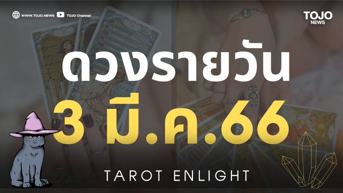 ดวงรายวัน ไพ่ธาโรต์ ประจำวันที่ 3 มีนาคม 66 กับ Tarot Enlight | TOJO NEWS | LINE TODAY