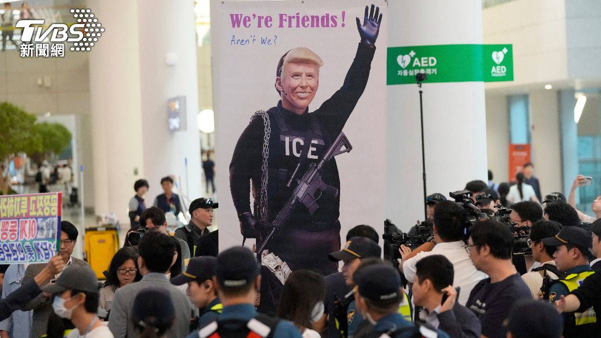 回家了！美ICE拘留韓國員工 載316人包機抵仁川機場 | TVBS | LINE TODAY