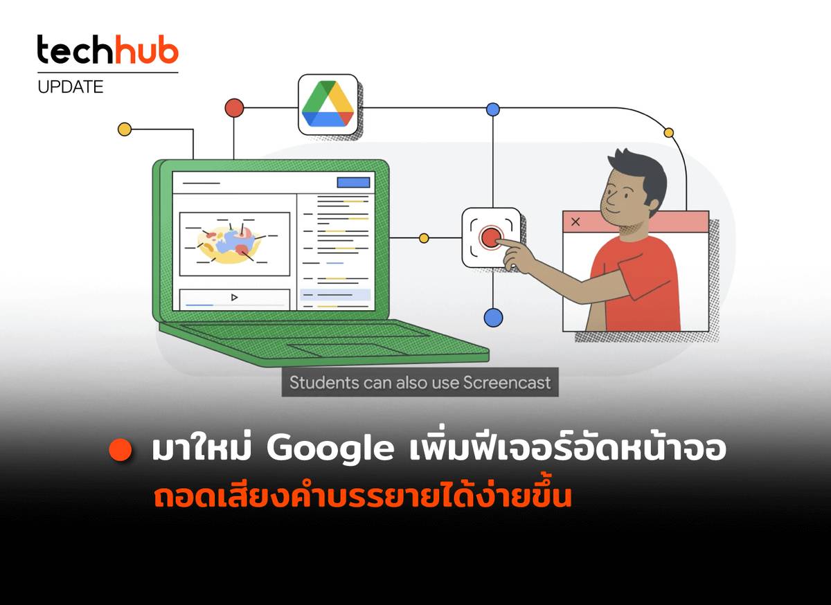 มาใหม่ Google เพิ่มฟีเจอร์อัดหน้าจอ ถอดเสียงคำบรรยายได้ง่ายขึ้น | Techhub | LINE TODAY