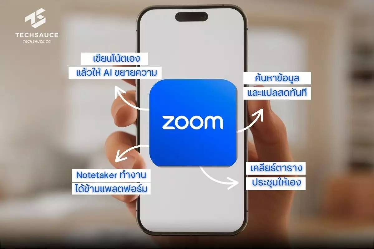 10 ฟีเจอร์ใหม่บน Zoom จัดเต็มเครื่องมือ AI มากมาย | Techsauce | LINE TODAY