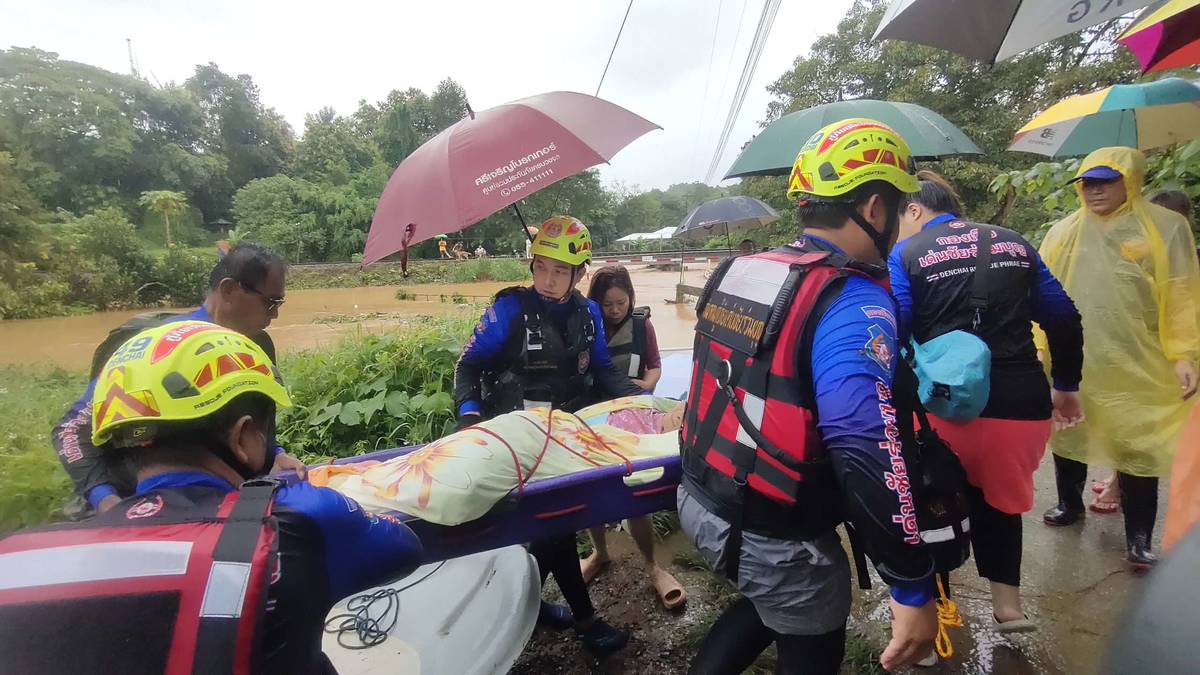 พิษ “คาจิกิ”น้ำป่าทะลักเด่นชัยแพร่อ่วม | 77kaoded | LINE TODAY