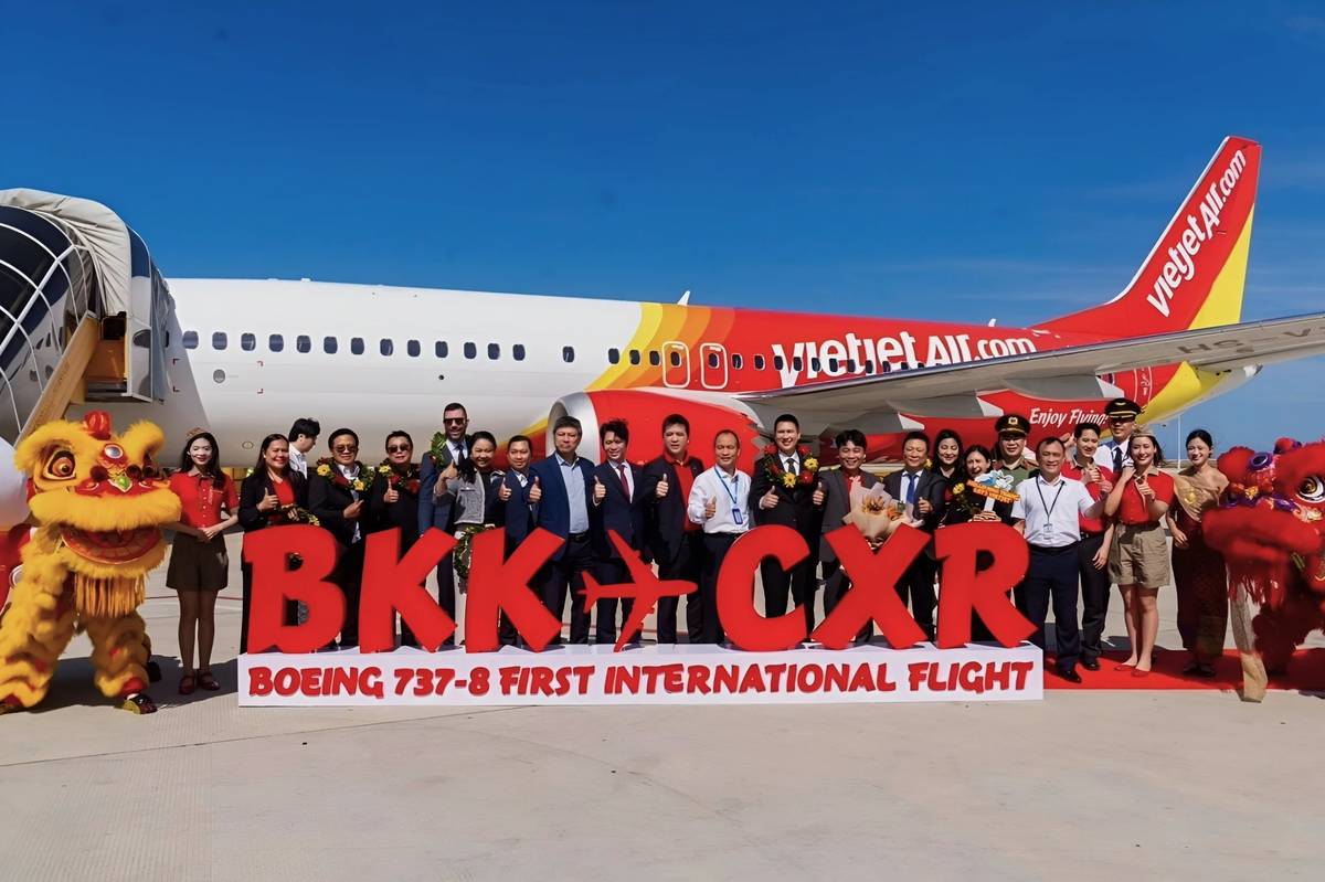 เวียตเจ็ทไทยแลนด์ ส่งโบอิ้ง 737-8 บินเส้นทางอินเตอร์ครั้งแรก ‘กรุงเทพฯ ...