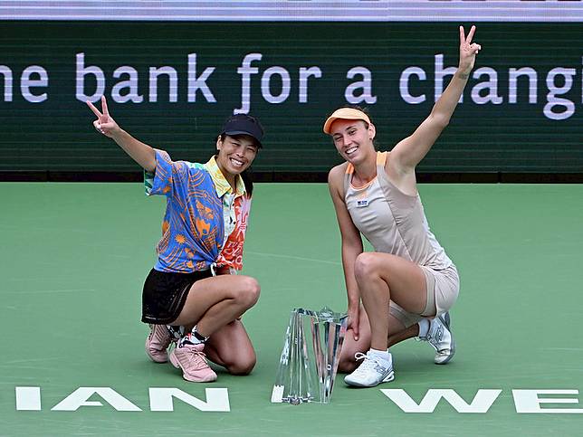 印地安泉網賽》奪冠重登女雙球后 謝淑薇稱享受退休生活 | TSNA | LINE TODAY