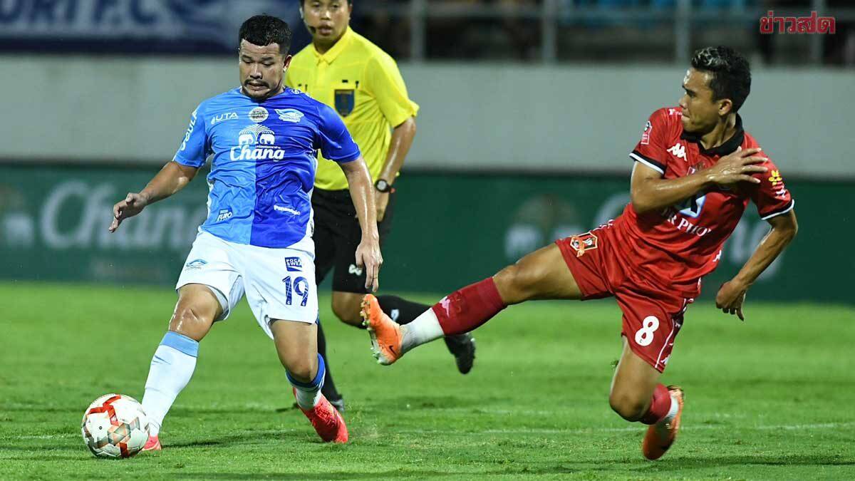 จิรวัฒน์โชว์เซฟ! ฉลามชล จบไม่ลงเปิดรังเจ๊า ขอนแก่น ศึกไทยลีก | Khaosod | LINE TODAY