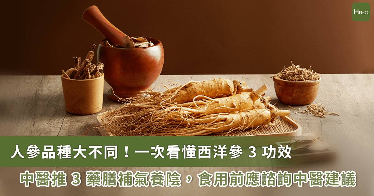 人參大不同！中醫師帶你秒懂西洋參 3 功效、用 3 藥膳聰明補氣 | Heho健康 | LINE TODAY